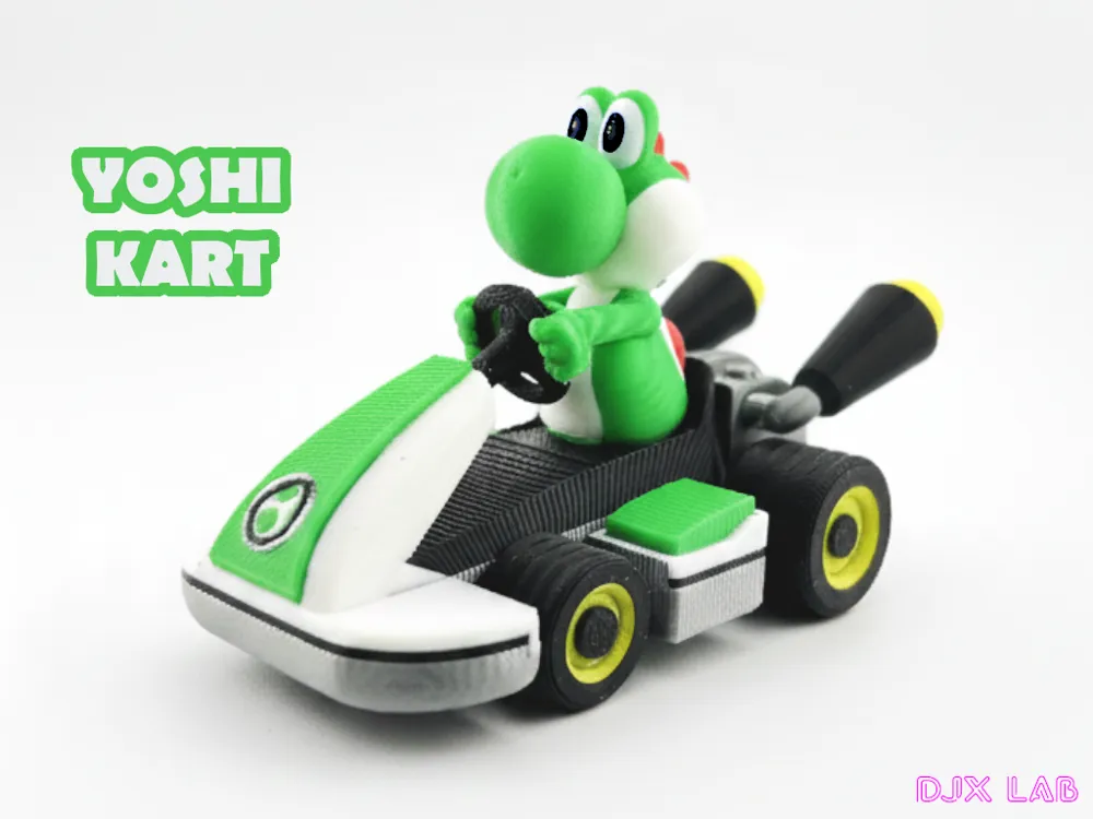Yoshi Kart – Super Mario Style Racing Model - Free 3D Print Model ...