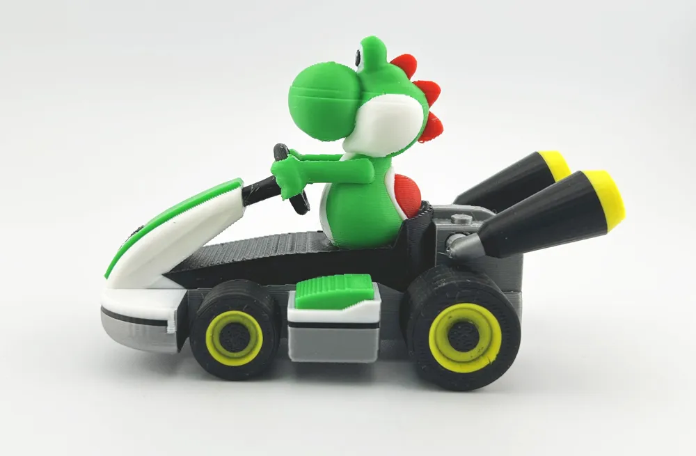 Yoshi Kart – Super Mario Style Racing Model - Free 3D Print Model ...