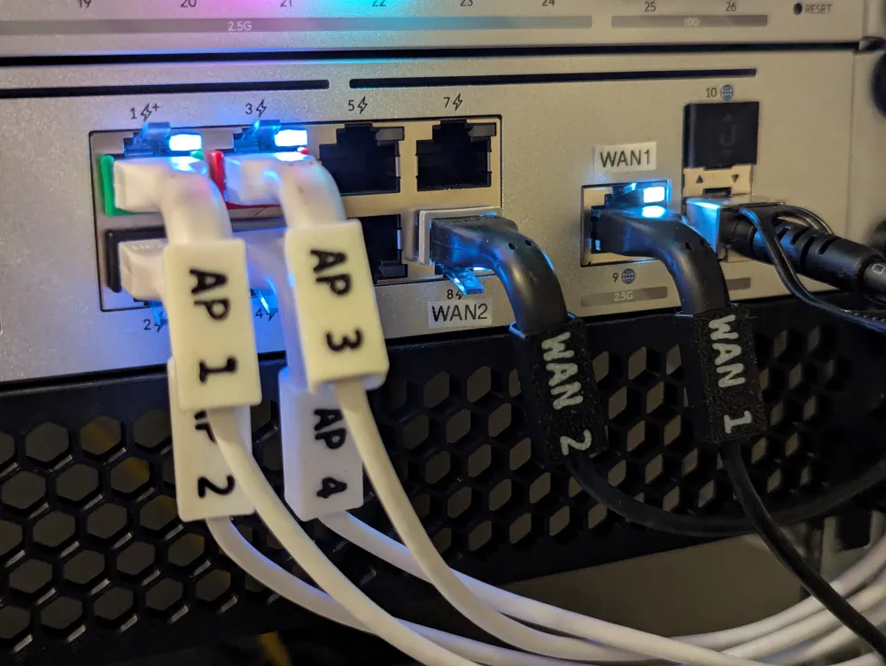 UniFi Network Cable Label - Slide-On, Customizable - Free 3D Print ...