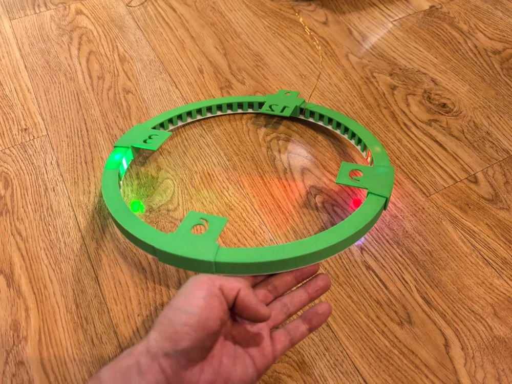 WLED-based open-source RGB clock - Free 3D Print Model - MakerWorld