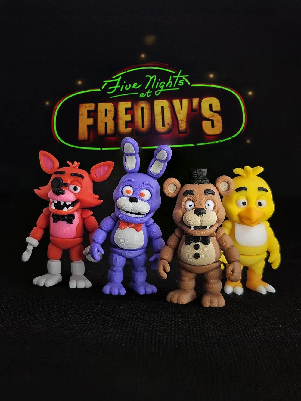 mini flexi FNAF (Five Nights at Freddy’s) - Free 3D Print Model ...