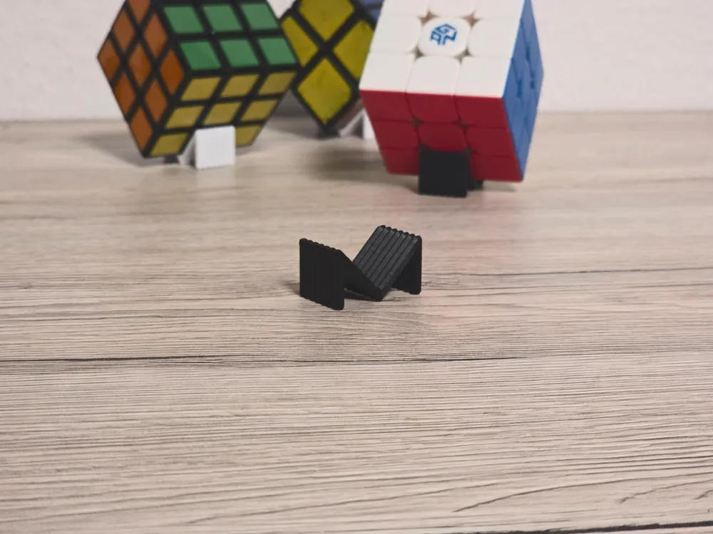 Apex | Minimalist 45° Cube Stand - Free 3D Print Model - MakerWorld