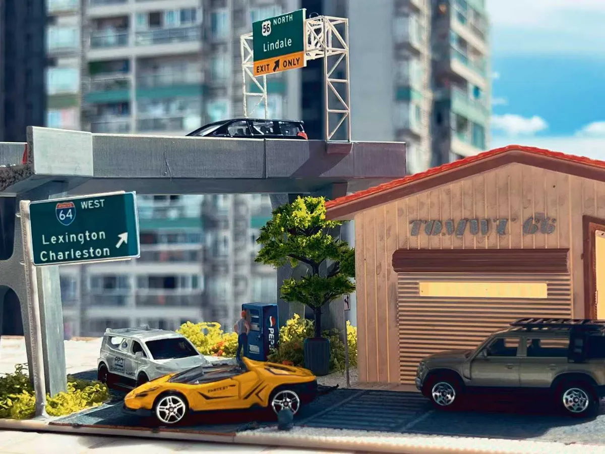 American Overpass 1/64 Street Model - Free 3D Print Model - MakerWorld