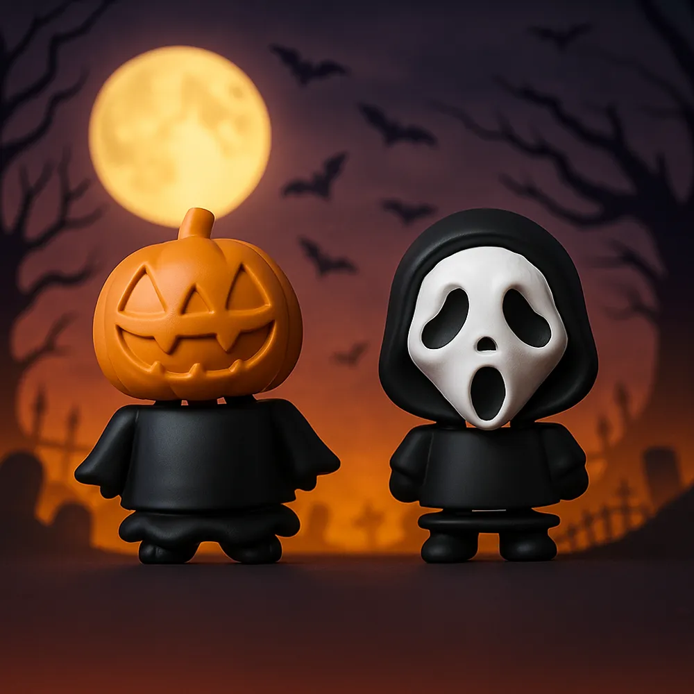 Flexi Mini Scream Halloween - Free 3D Print Model - MakerWorld