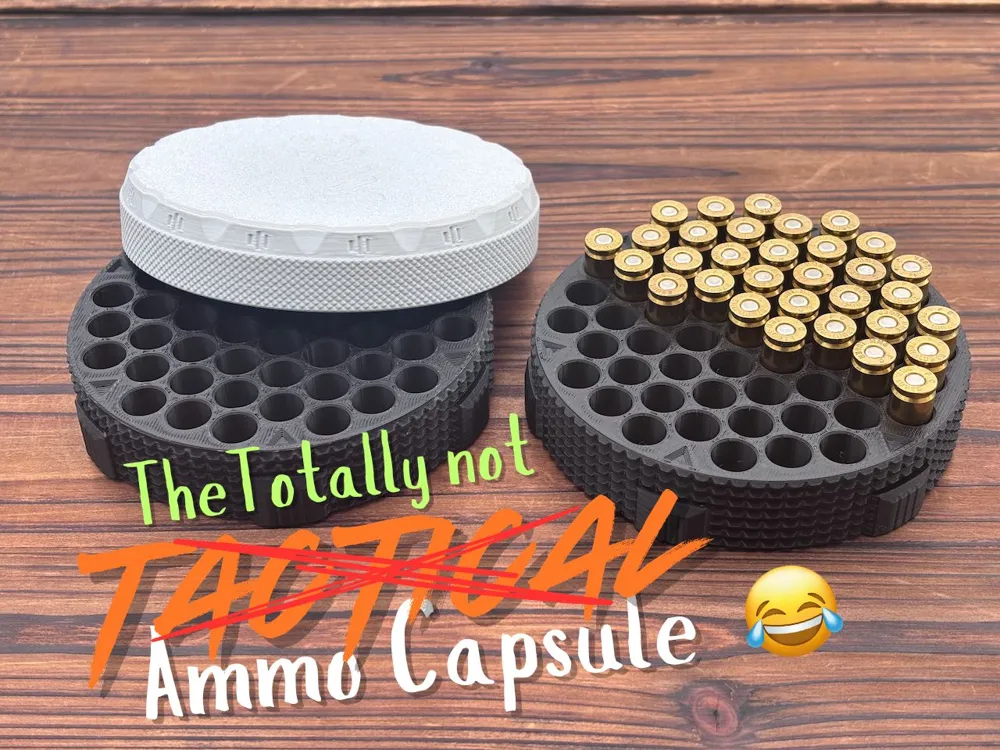 Tactical Ammo Capsule by JB Custom Designs MakerWorld: Download Free 3D ...