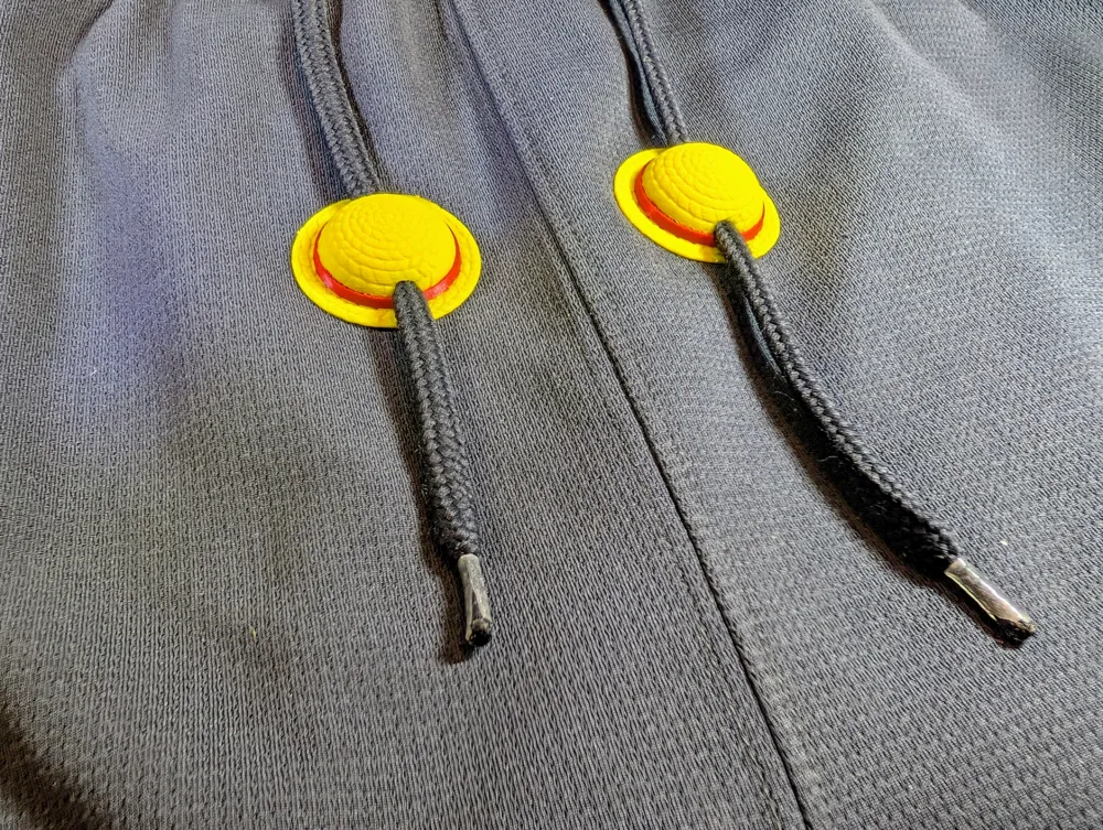 One Piece Luffy's Straw Hat Drawstring Charm by sidbarret007 - MakerWorld