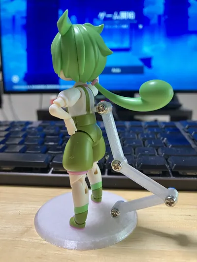 3mm Action Figure Display Stand by kaz3d MakerWorld: Download Free 3D ...