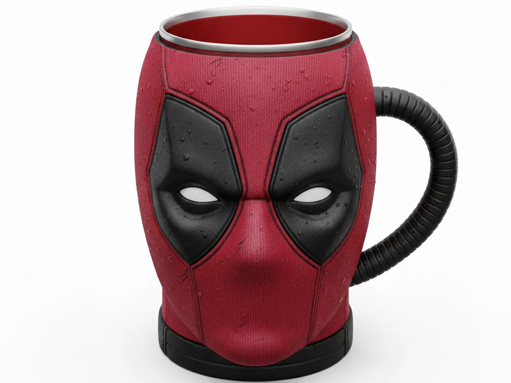 Deadpool Mug - Free 3D Print Model - MakerWorld