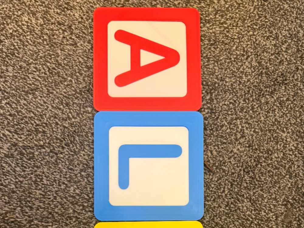 Toy Story inspired- Custom Alphabet Letter Tiles - Free 3D Print Model ...