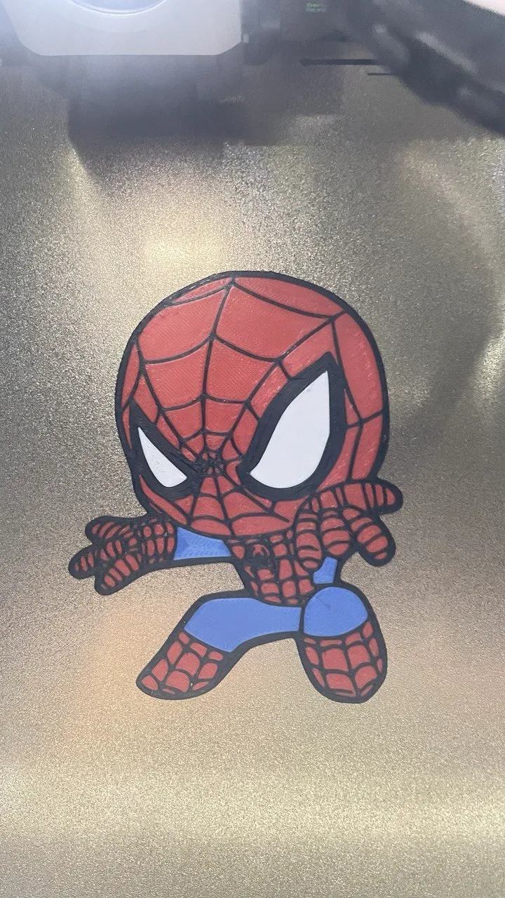 Spiderman decal 2d art by Tala16 Help Stampa 3D Italia - MakerWorld