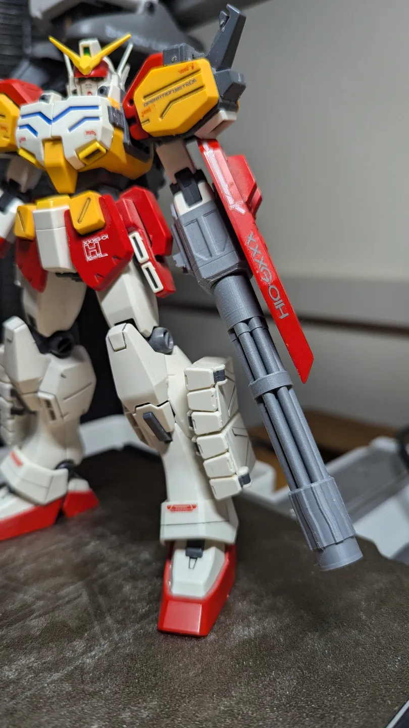 Arm Mounted Gatling Gun for 1/100 MG Heavyarms by Keegan308 MakerWorld ...