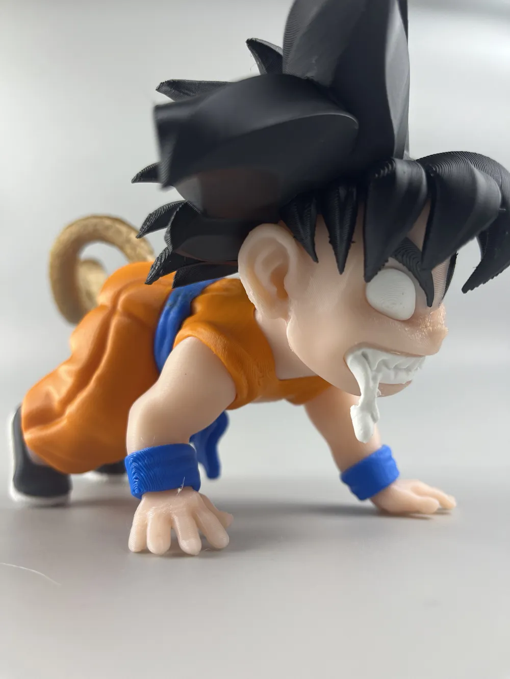 Dragon Ball - Mad Dog Fist Little Goku - Free 3D Print Model - MakerWorld