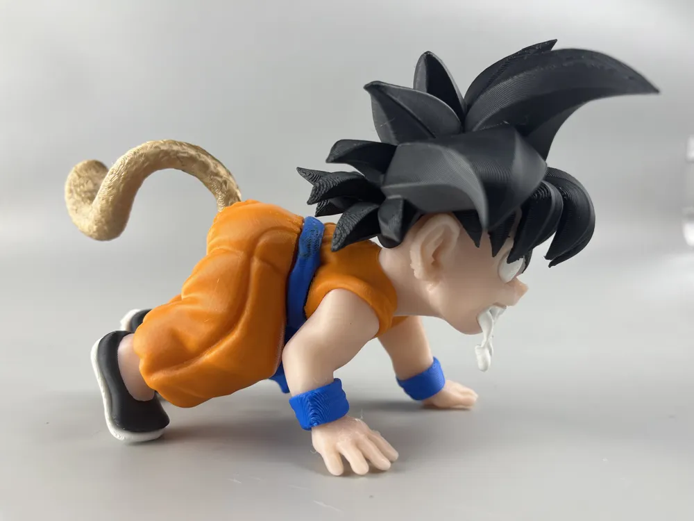 Dragon Ball - Mad Dog Fist Little Goku - Free 3D Print Model - MakerWorld