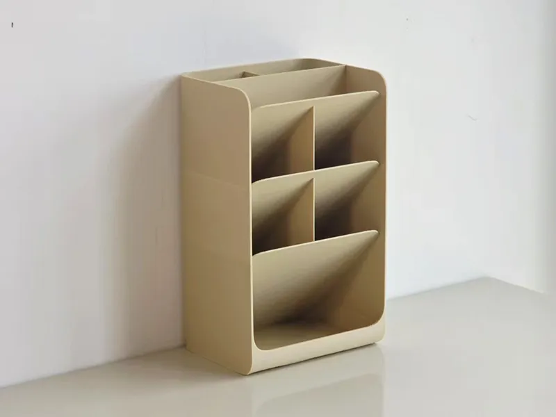 Simple and Practical Slanted Pen Holder Storage Box - Free 3D Print ...
