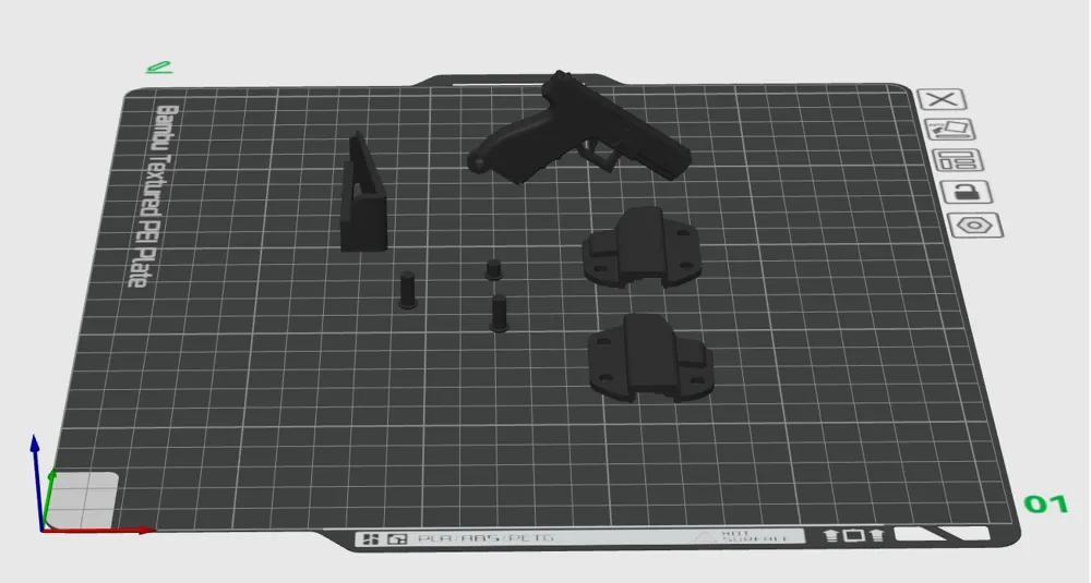 Glock Gun Keychain - Free 3D Print Model - MakerWorld