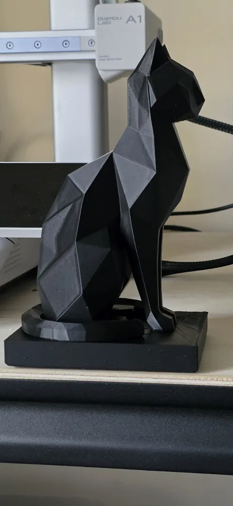 low poly modern cat by tazz2124 MakerWorld: Download Free 3D Models