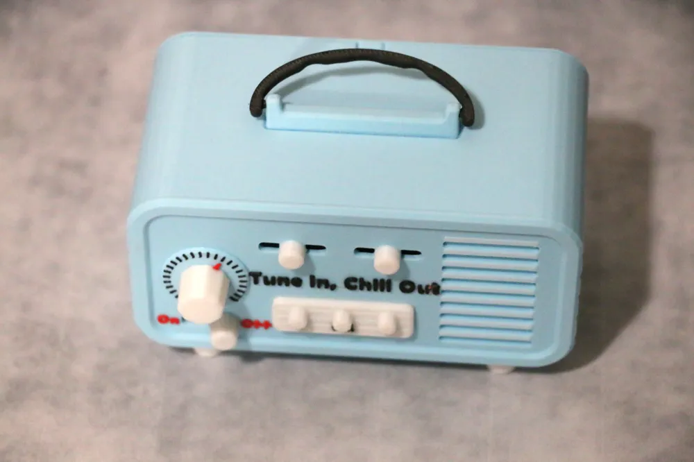 Retro FM Radio Music Box - Free 3D Print Model - MakerWorld