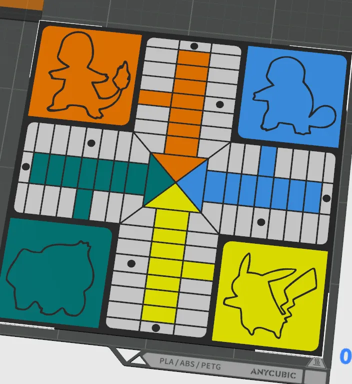 PARCHIS POKEMON | POKEMON BOARD GAME - Free 3D Print Model - MakerWorld
