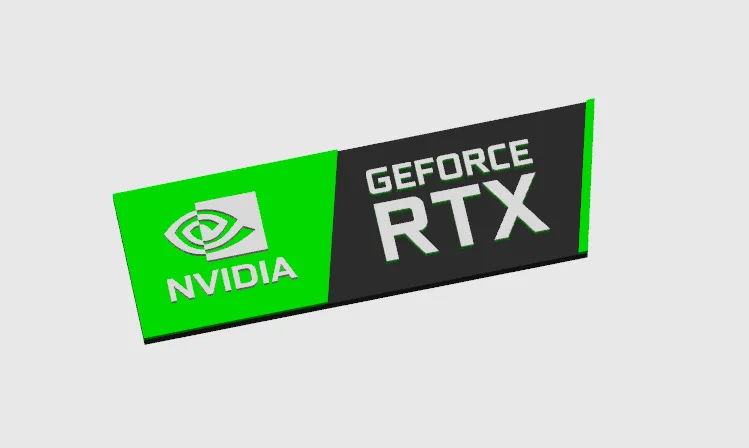 Nvidia RTX badge by Marradubins - MakerWorld