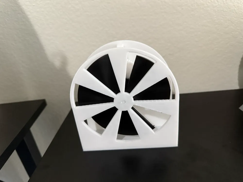 Hand Crank Fan - Prototype by CJKat MakerWorld: Download Free 3D Models