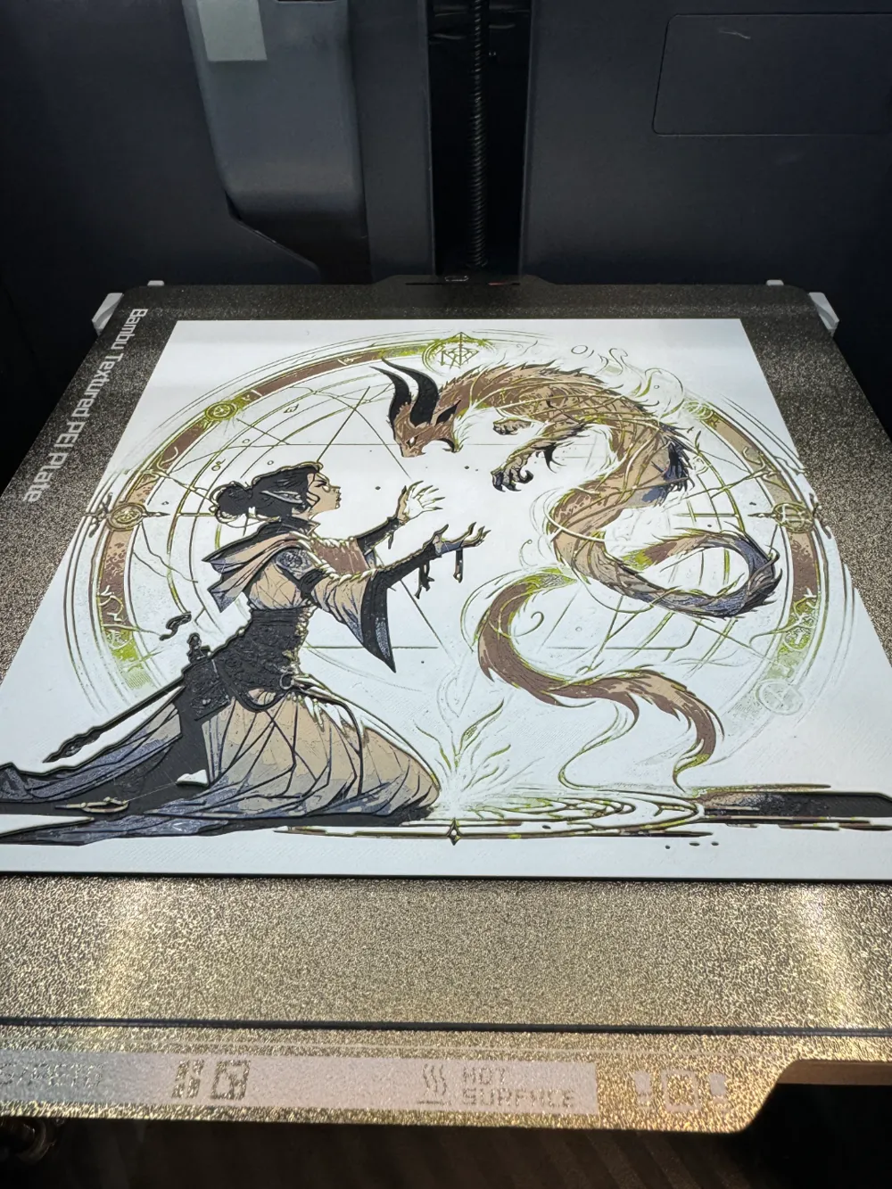 Elven Warlock Summoning Familiar by Canadian Gamer - MakerWorld