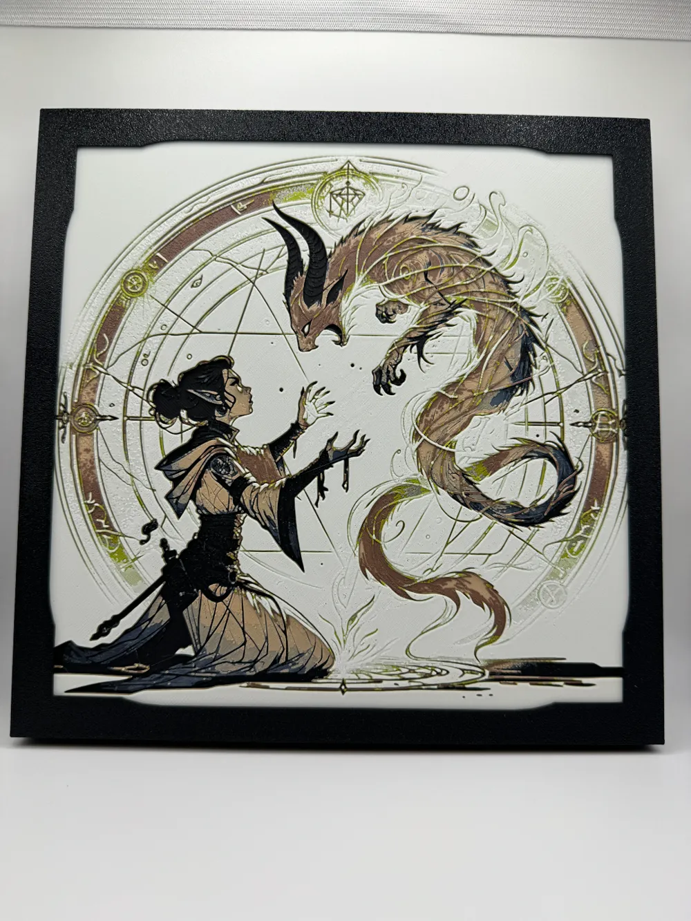 Elven Warlock Summoning Familiar by Canadian Gamer - MakerWorld