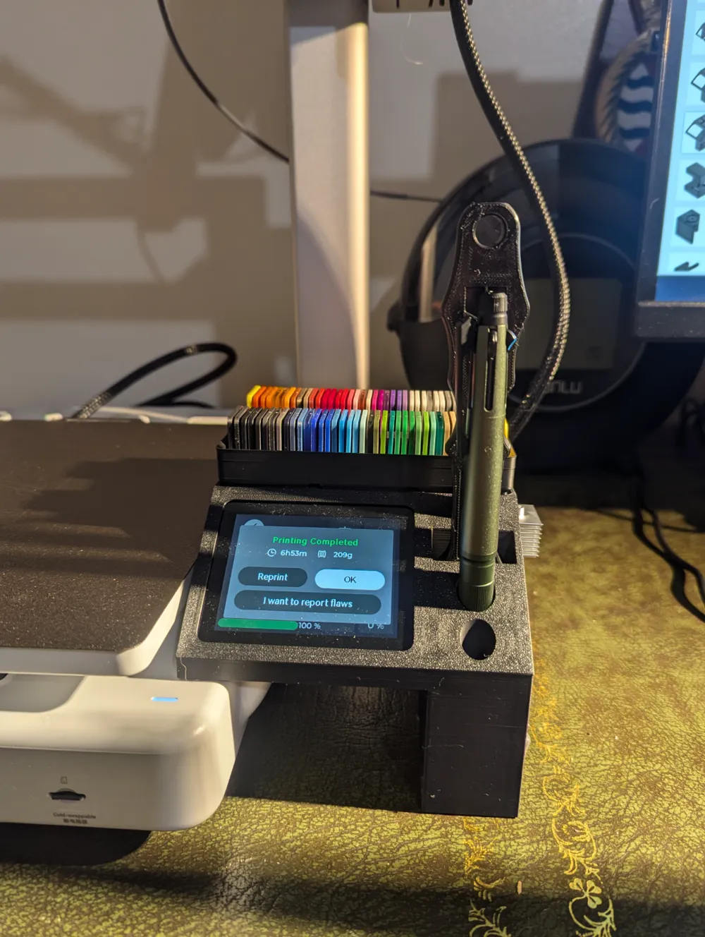 A1 Display Cover, Tool Storage and Gridfinity Tray by ...