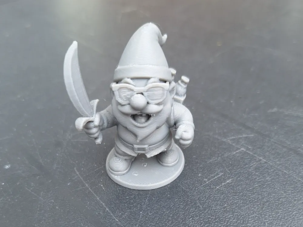 gnome with sword by claudia hakkens MakerWorld: Download Free 3D Models