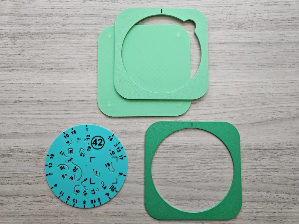 Twist Art 42 Hippo - Rotary Drawing Stencil - Free 3D Print Model ...