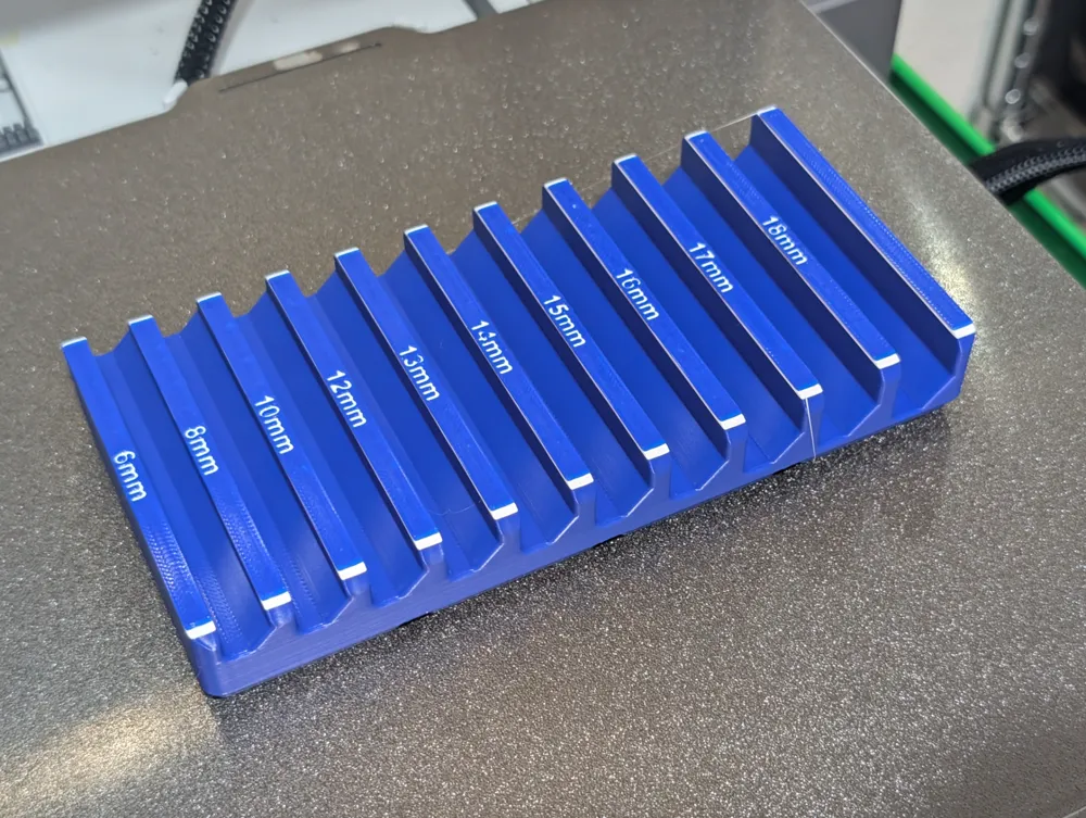 Gridfinity 10 Wrench Organizers SAE and Metric by zekesnack MakerWorld: Download Free 3D Models