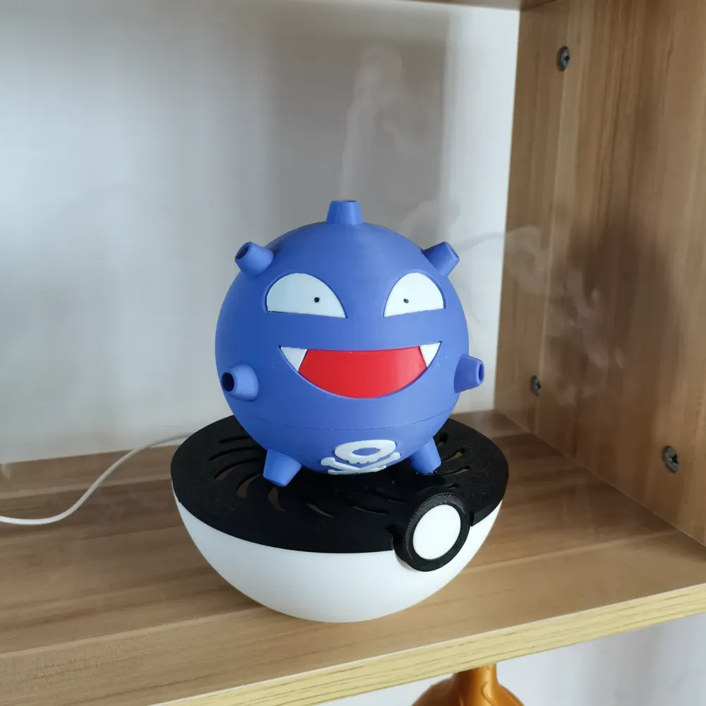 宝可梦瓦斯弹雾化器加湿器 来自 发明狂徒林林七 MakerWorld：免费下载 3D 模型