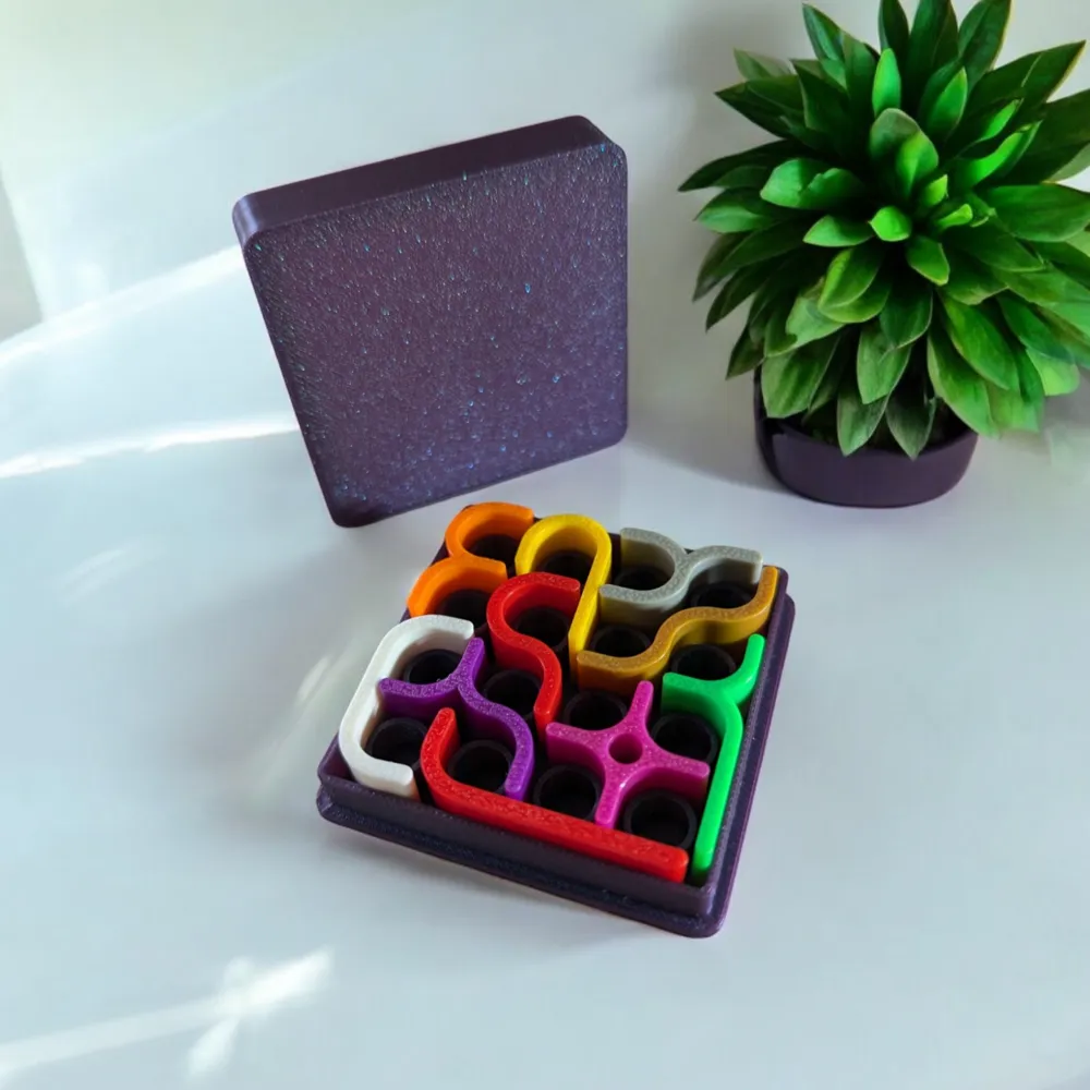 Puzzle 3D Crazy Curves Brain Teaser - Free 3D Print Model - MakerWorld