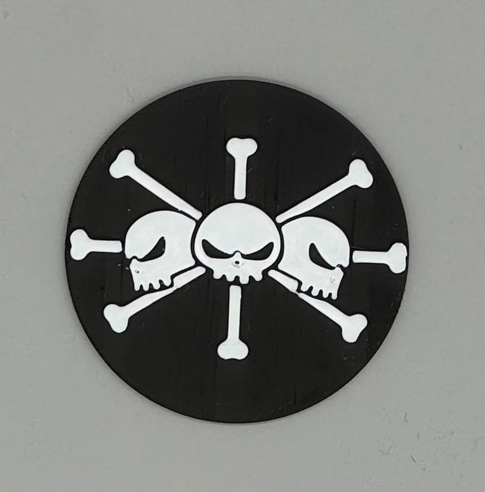 One Piece Token 52 mm - Free 3D Print Model - MakerWorld