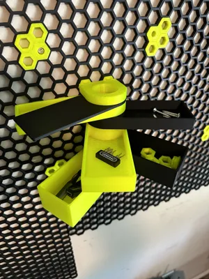 Corner piece for HSW Honeycomb Storage Wall Convex by Darrare - MakerWorld