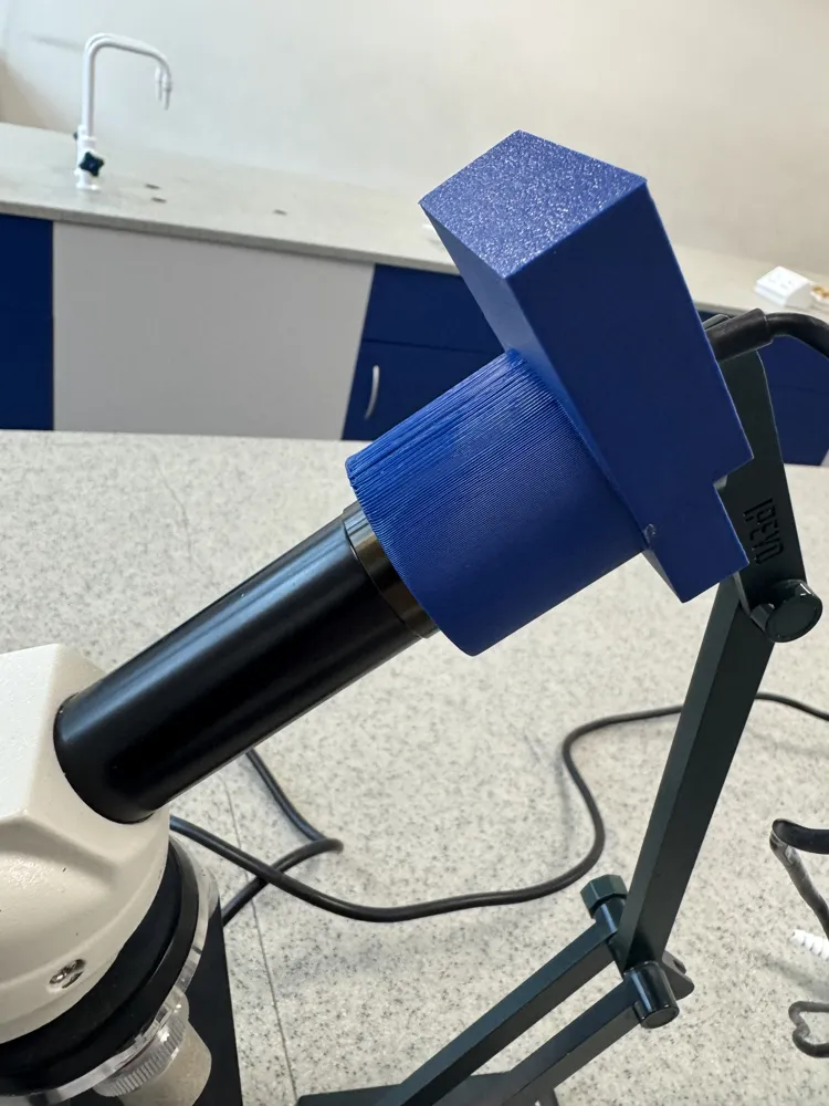 Microscope to visualiser adapter - Free 3D Print Model - MakerWorld