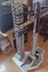 Spacex Launch Tower /OLM Pad B / Starship 1:100 by Larsvommars ...
