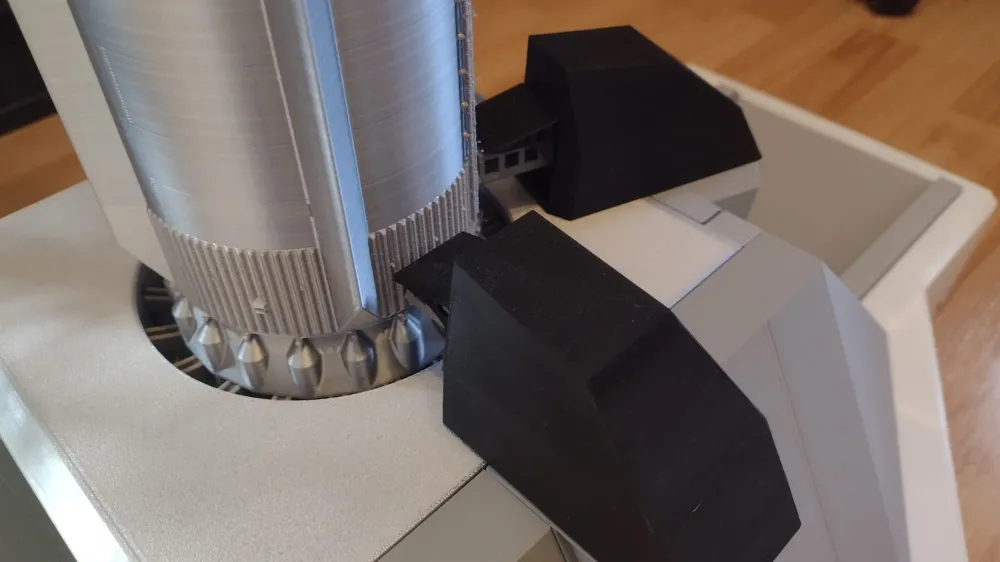 Spacex Launch Tower /OLM Pad B / Starship 1:100 by Larsvommars ...