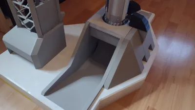 Spacex Launch Tower /OLM Pad B / Starship 1:100 by Larsvommars ...