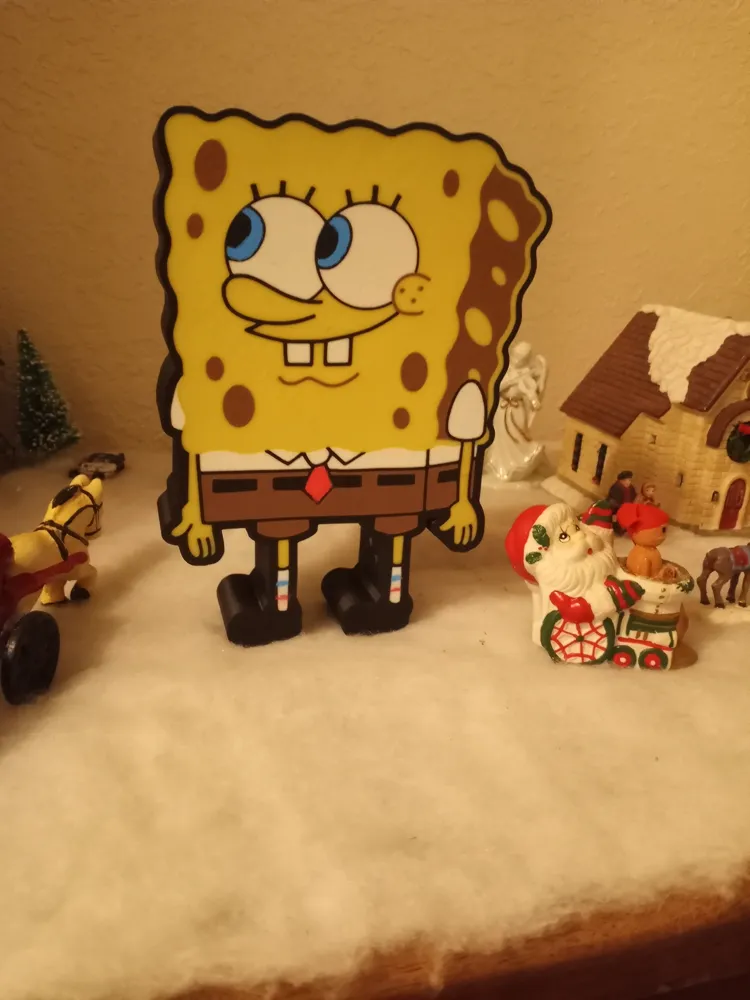 Sponge bob light box - Free 3D Print Model - MakerWorld