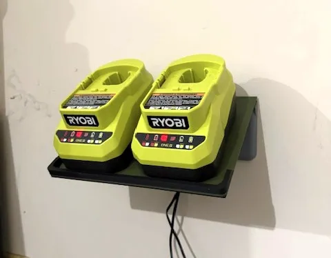 Ryobi Charging Shelf by Grump Bucket MakerWorld: Download Free 3D Models