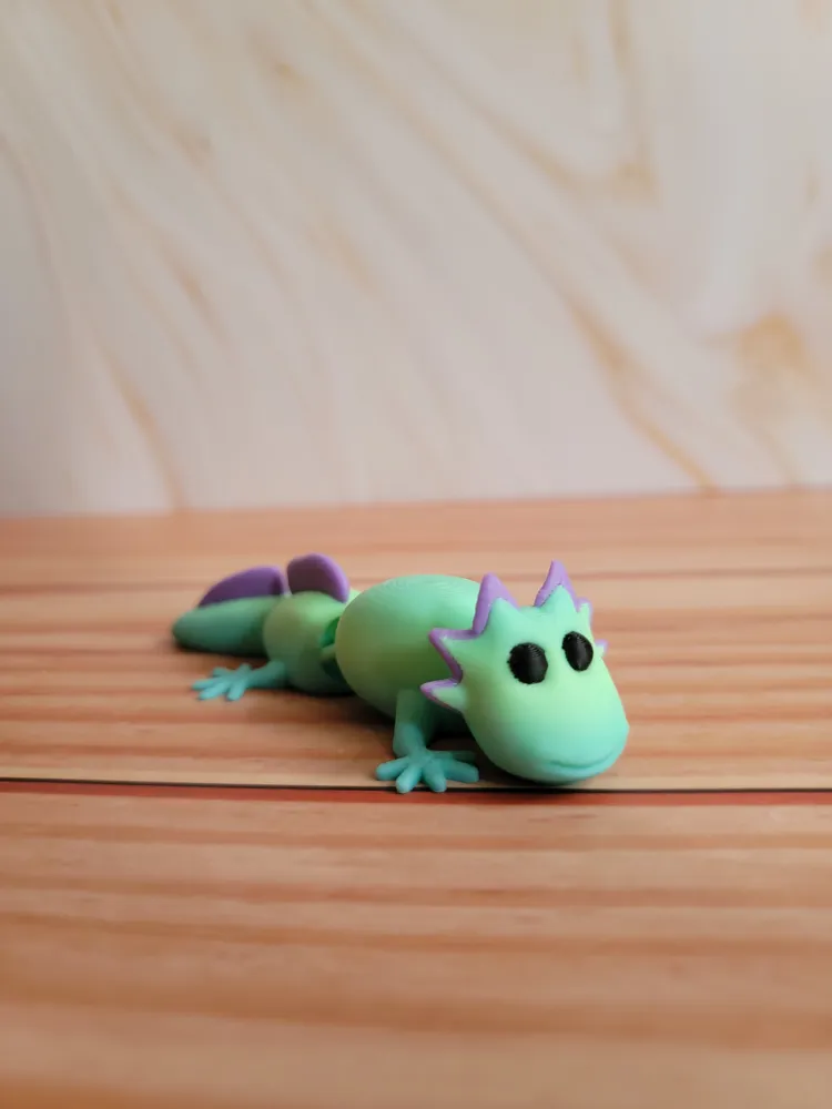 articulated axolotl Print in Place by RelisuVR MakerWorld: Download ...