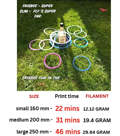 FRISBEE TPU FLYING DISC superslim FLY'S SUPER FAR by EYEDOO3D ...