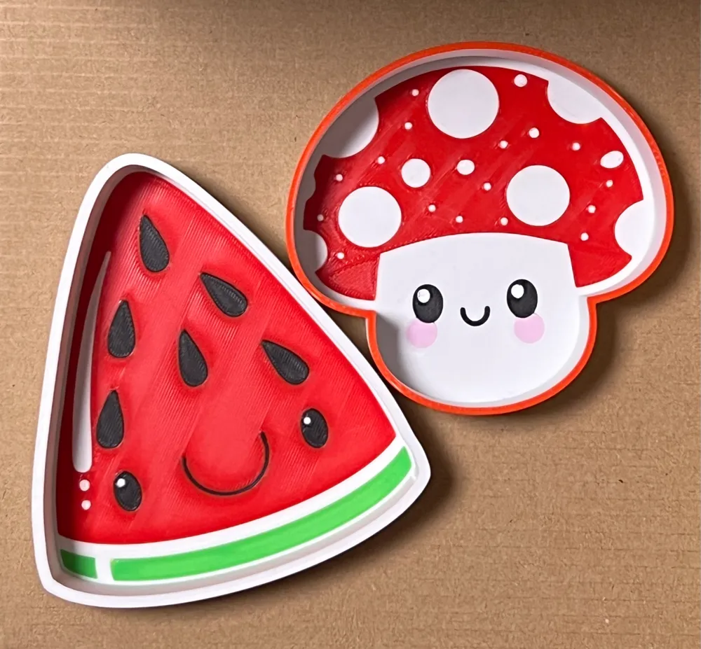 Kawaii trays set by Merche - MakerWorld