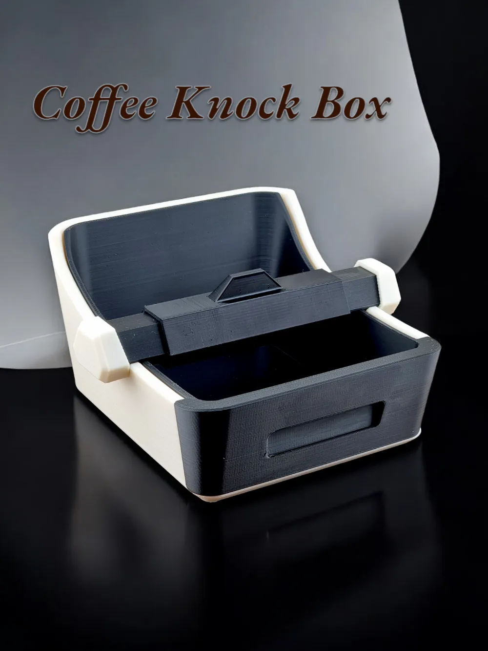Stylish Coffee Knock Box by Blackbird 3D Works MakerWorld: Download Free 3D Models
