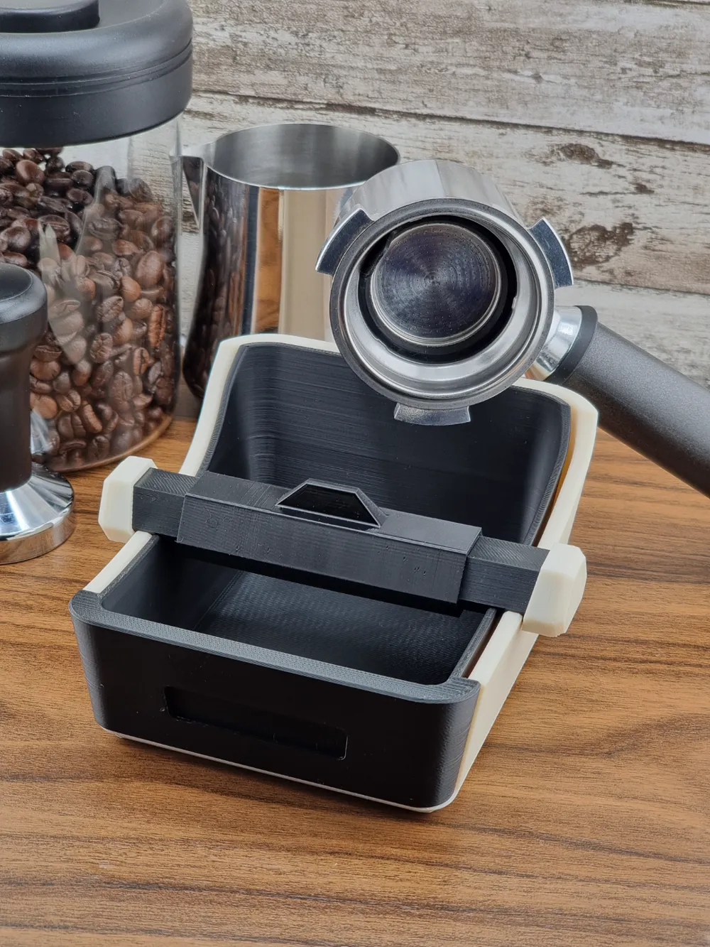 Stylish Coffee Knock Box by Blackbird 3D Works MakerWorld: Download Free 3D Models