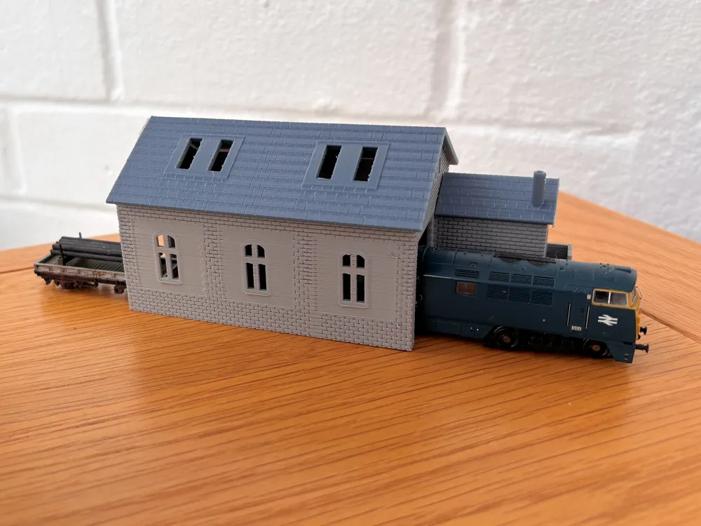 N Scale Pass Through Freight Shed Model Railway - Free 3D Print Model ...