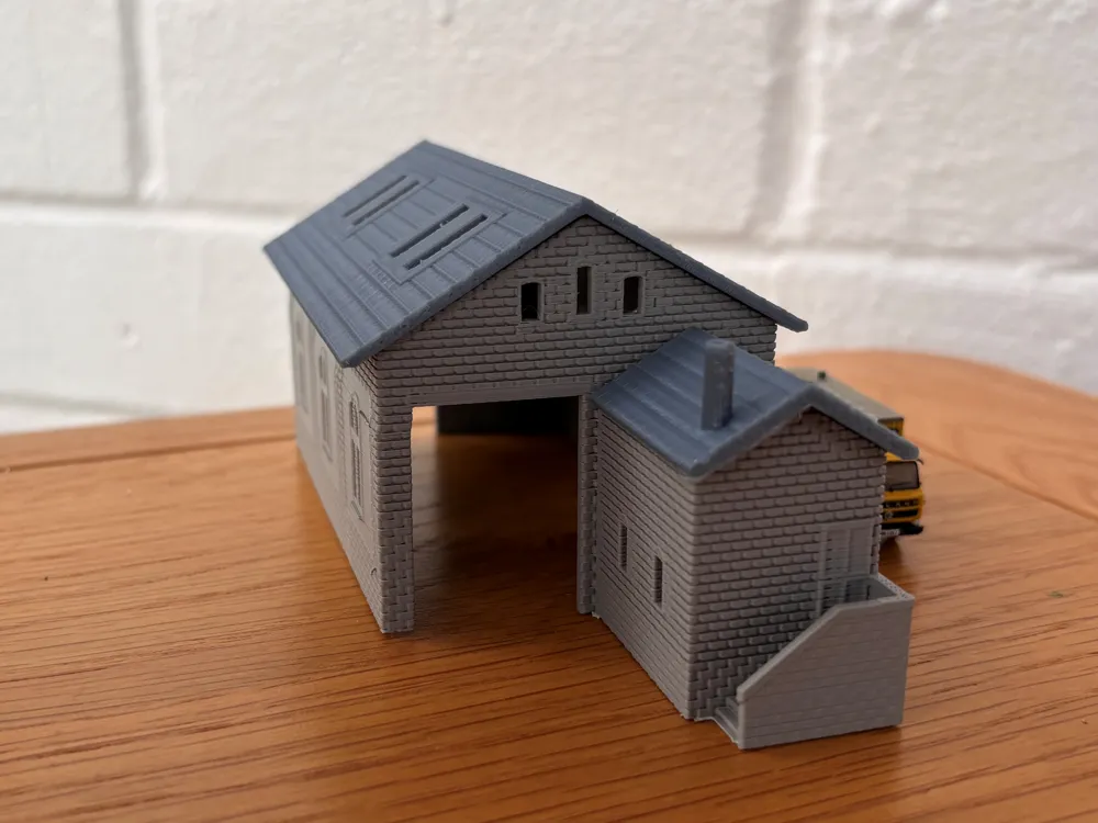 N Scale Pass Through Freight Shed Model Railway - Free 3D Print Model ...