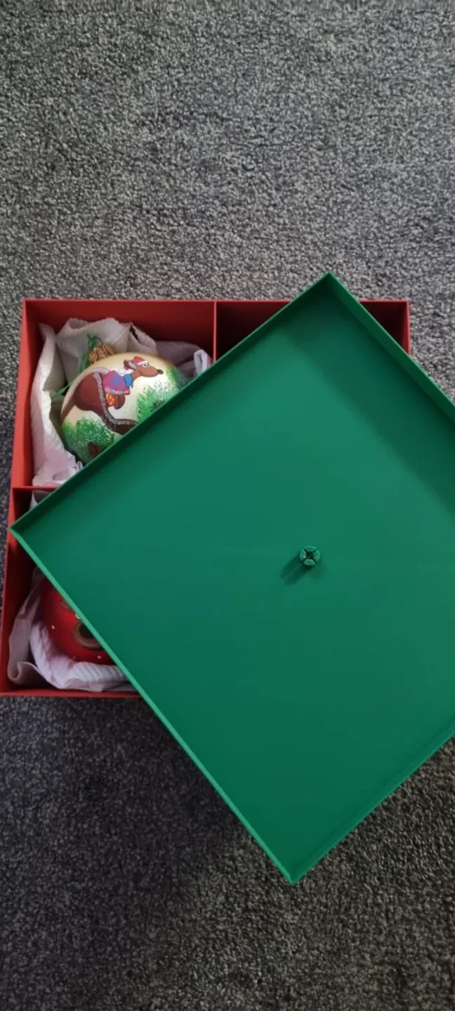 100mm Glass Bauble Storage Box by Filament Fusion - MakerWorld