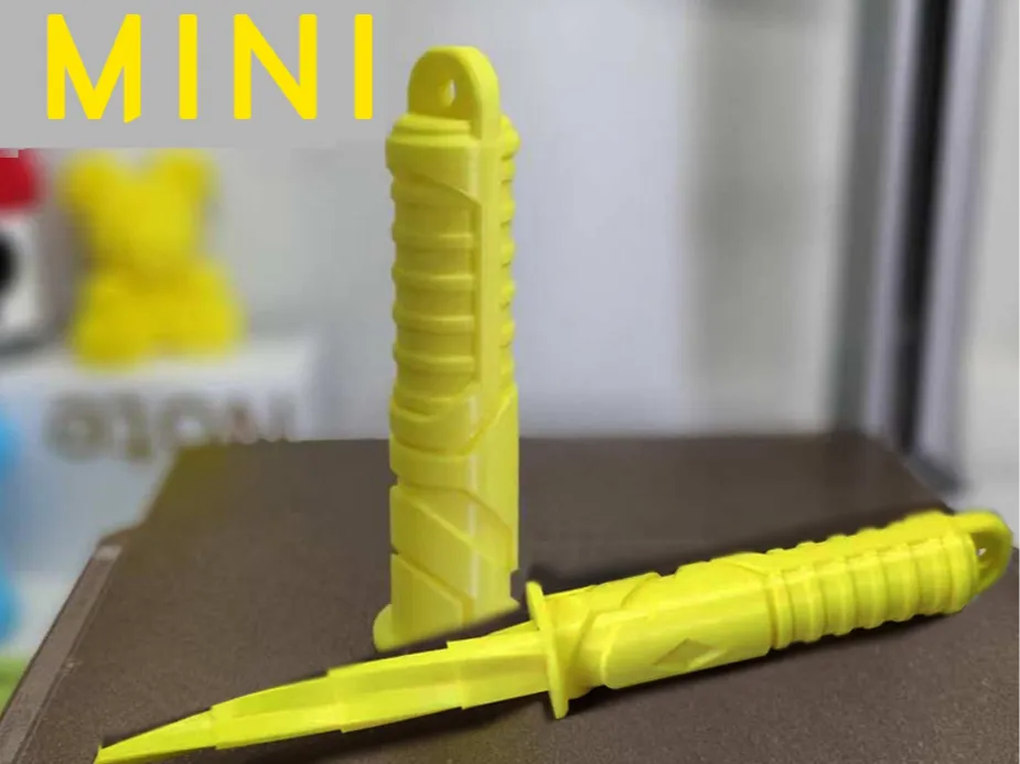 MINI Retractable Spiral Sword by 老程3D设计 MakerWorld: Download Free 3D Models