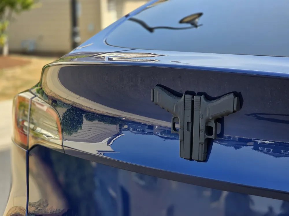 Tesla Model Y Glocks "T" Badge Cover - Free 3D Print Model - MakerWorld